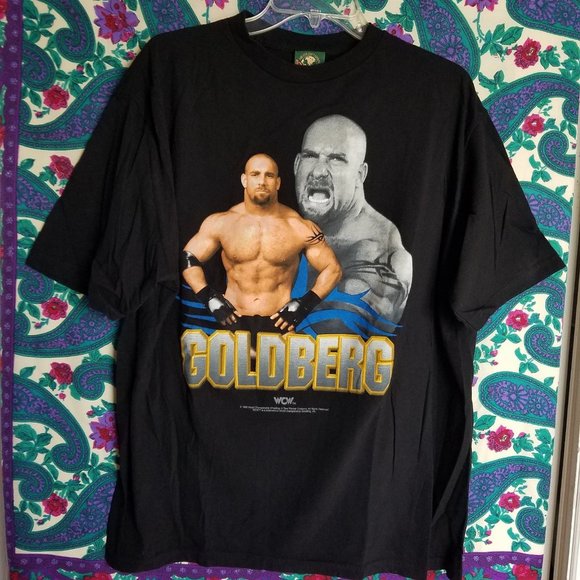 Gildan | Shirts | Vintage Wrestling Shirt Wcw Goldberg | Poshmark